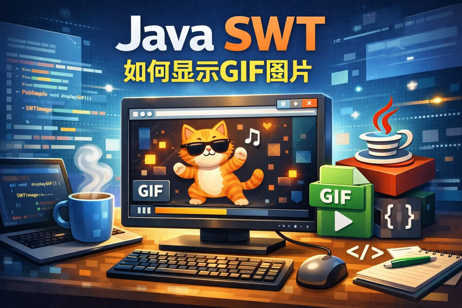java swt 如何显示gif图片