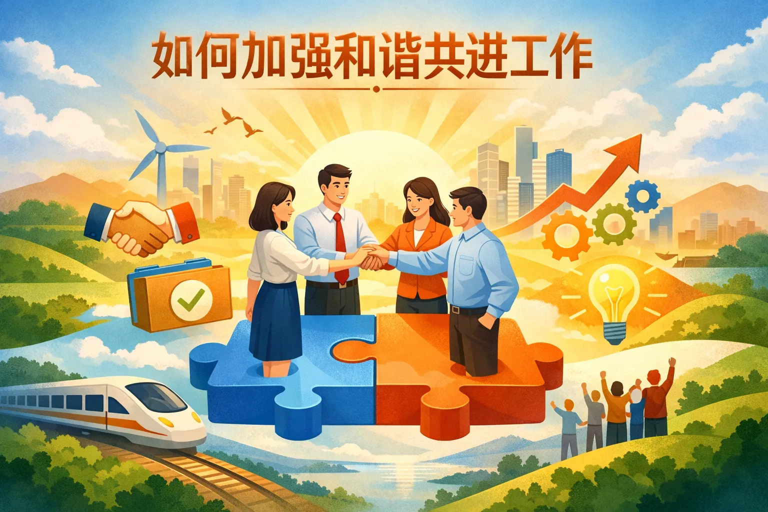如何加强和谐共进工作