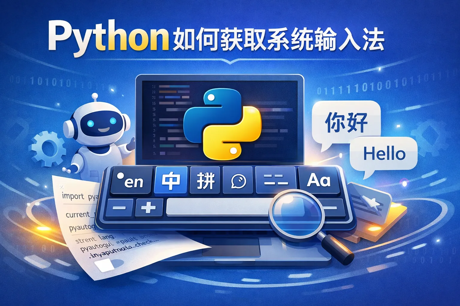 python如何获取系统输入法