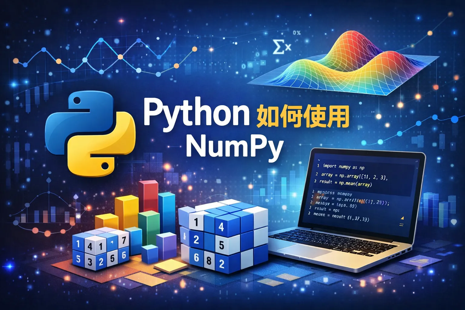 python 如何使用numpy