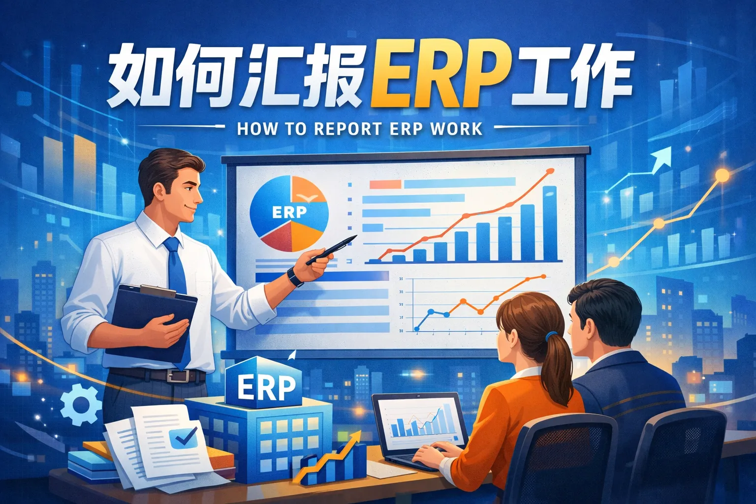 如何汇报erp工作