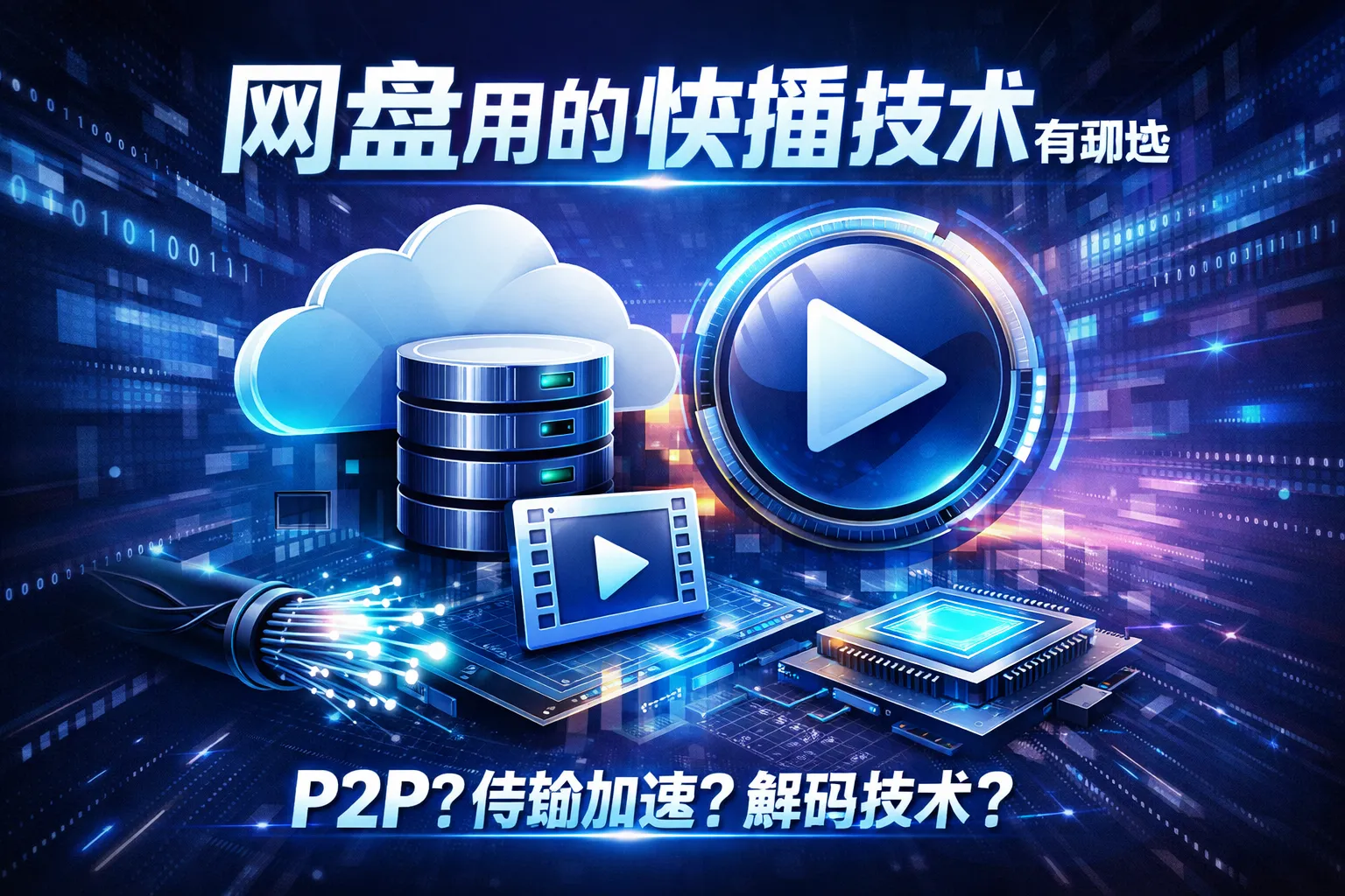 网盘用的快播技术有哪些