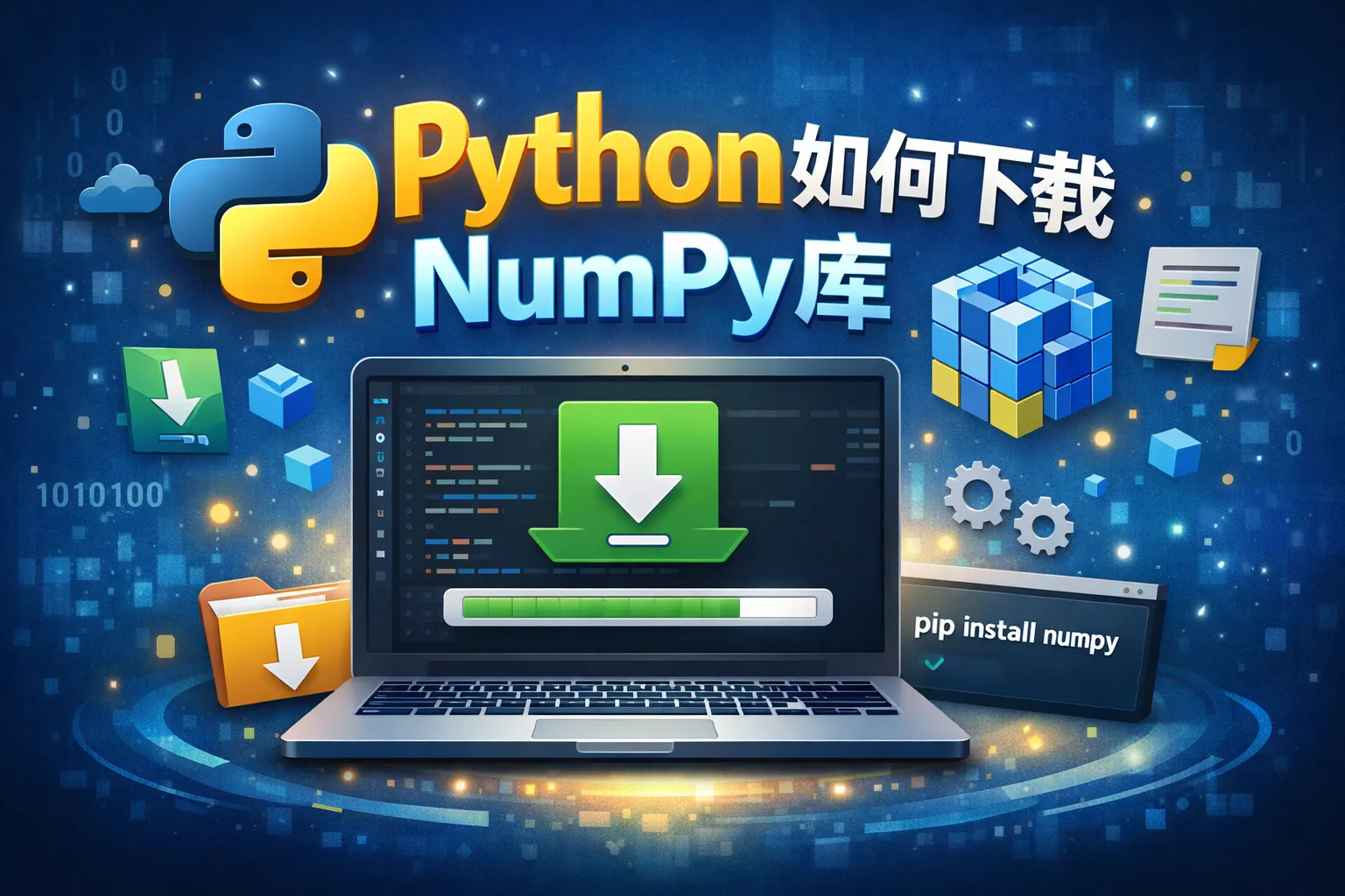 python如何下载numpy库