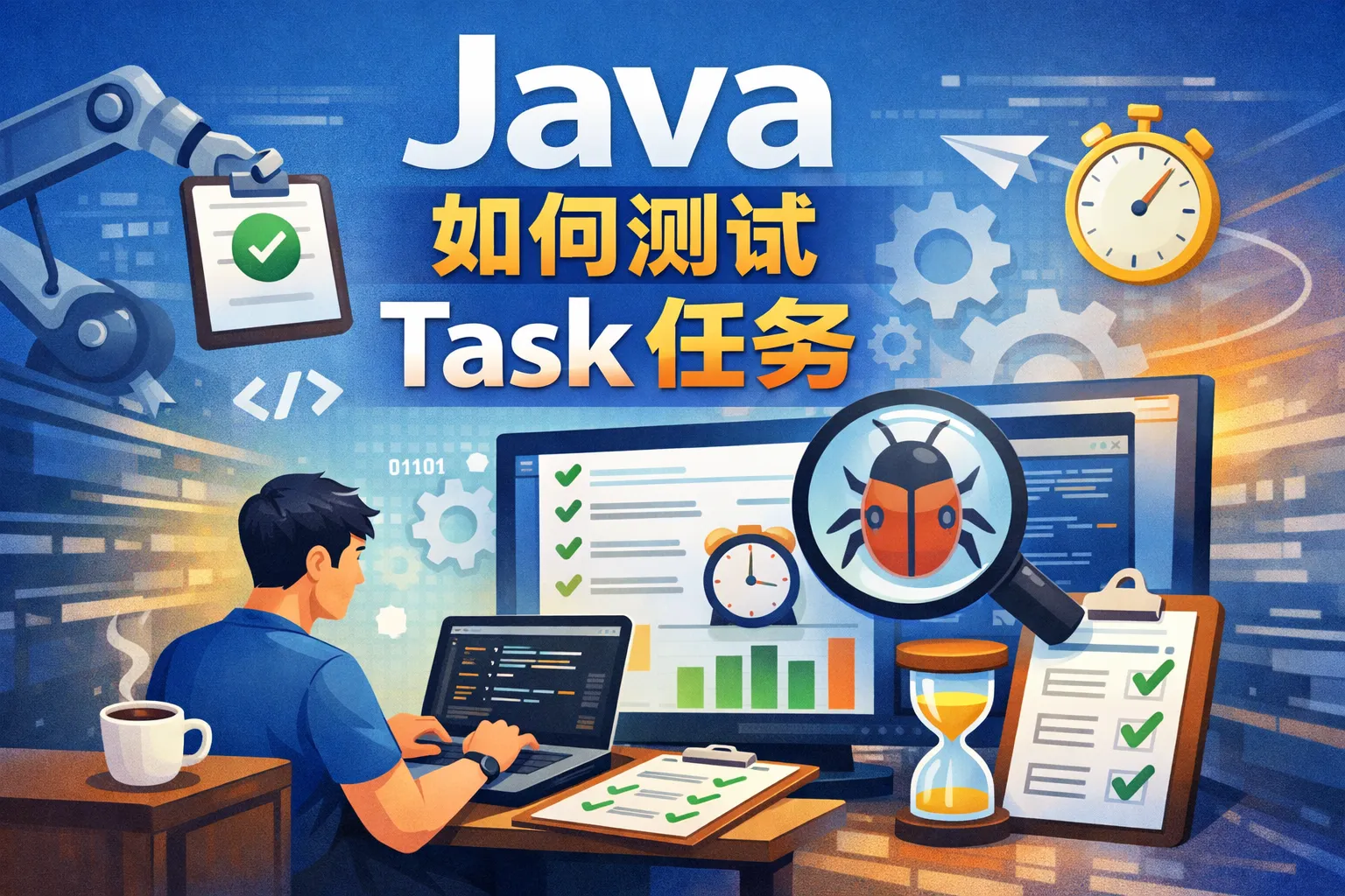 java如何测试task任务