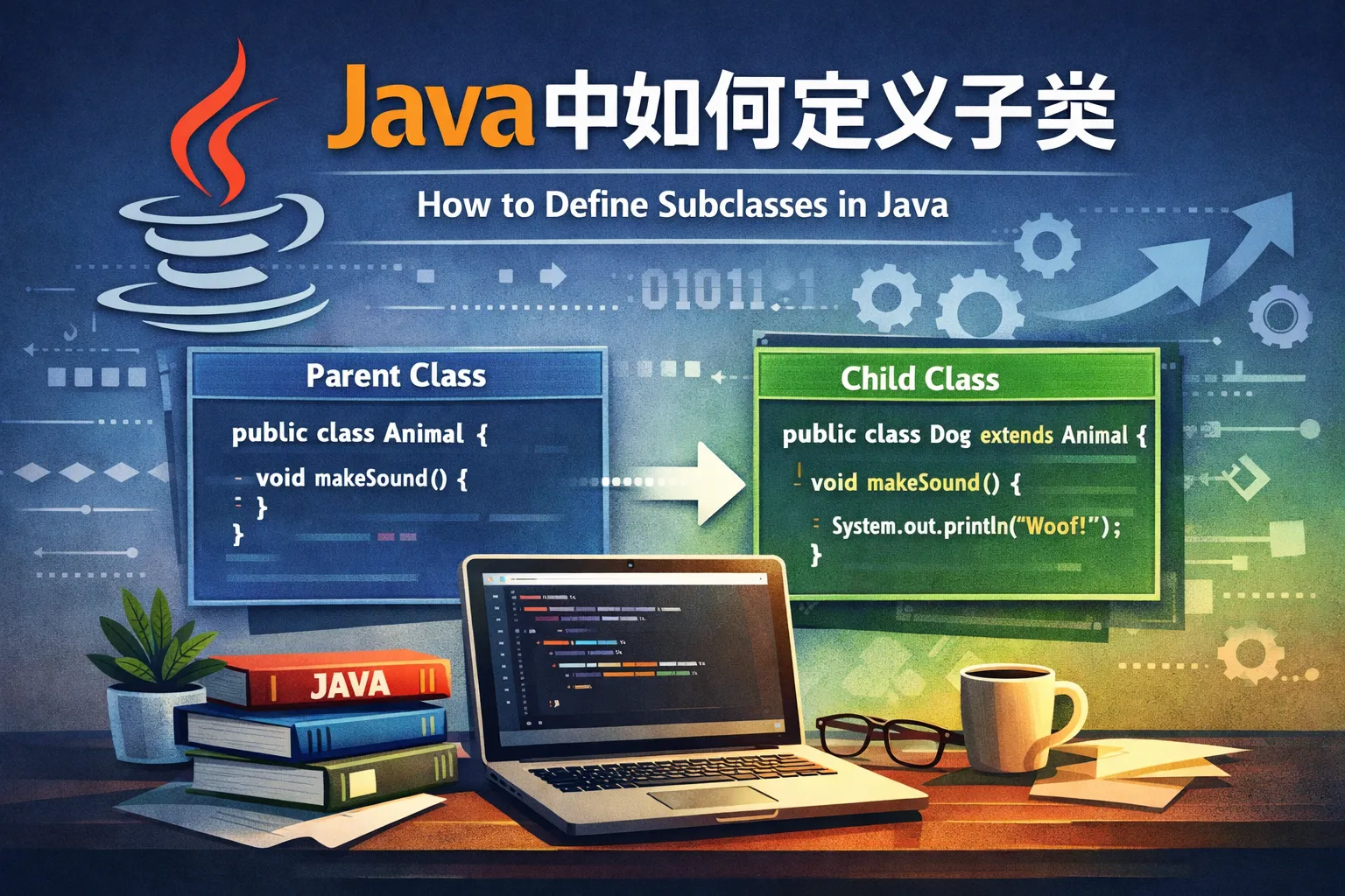 java中如何定义子类