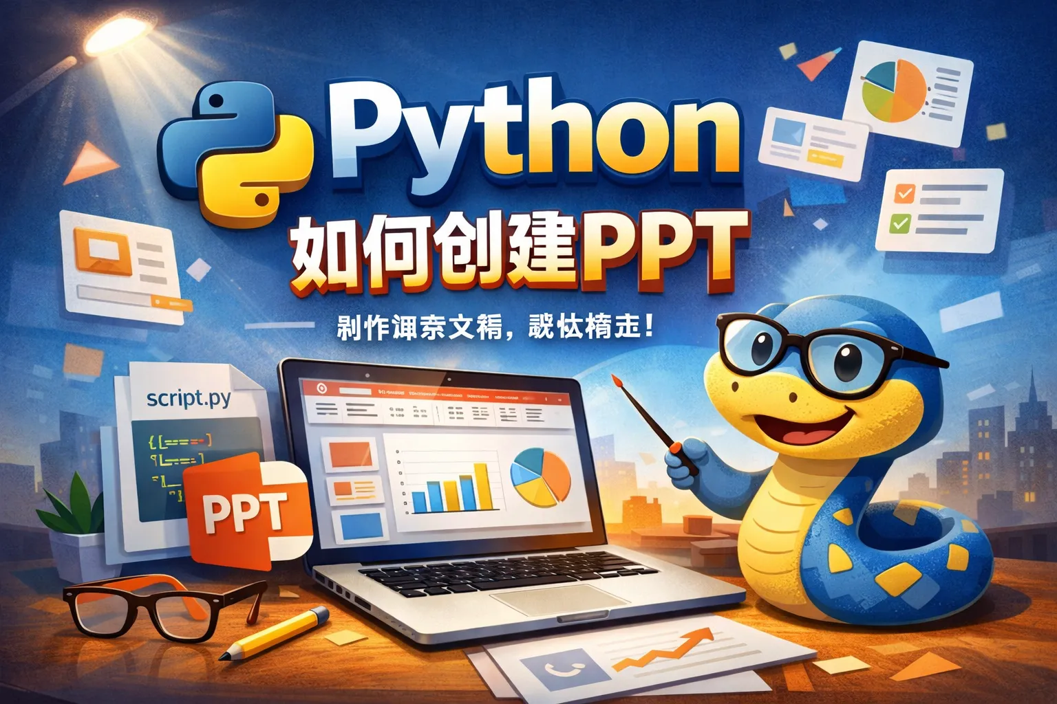 python如何创建ppt