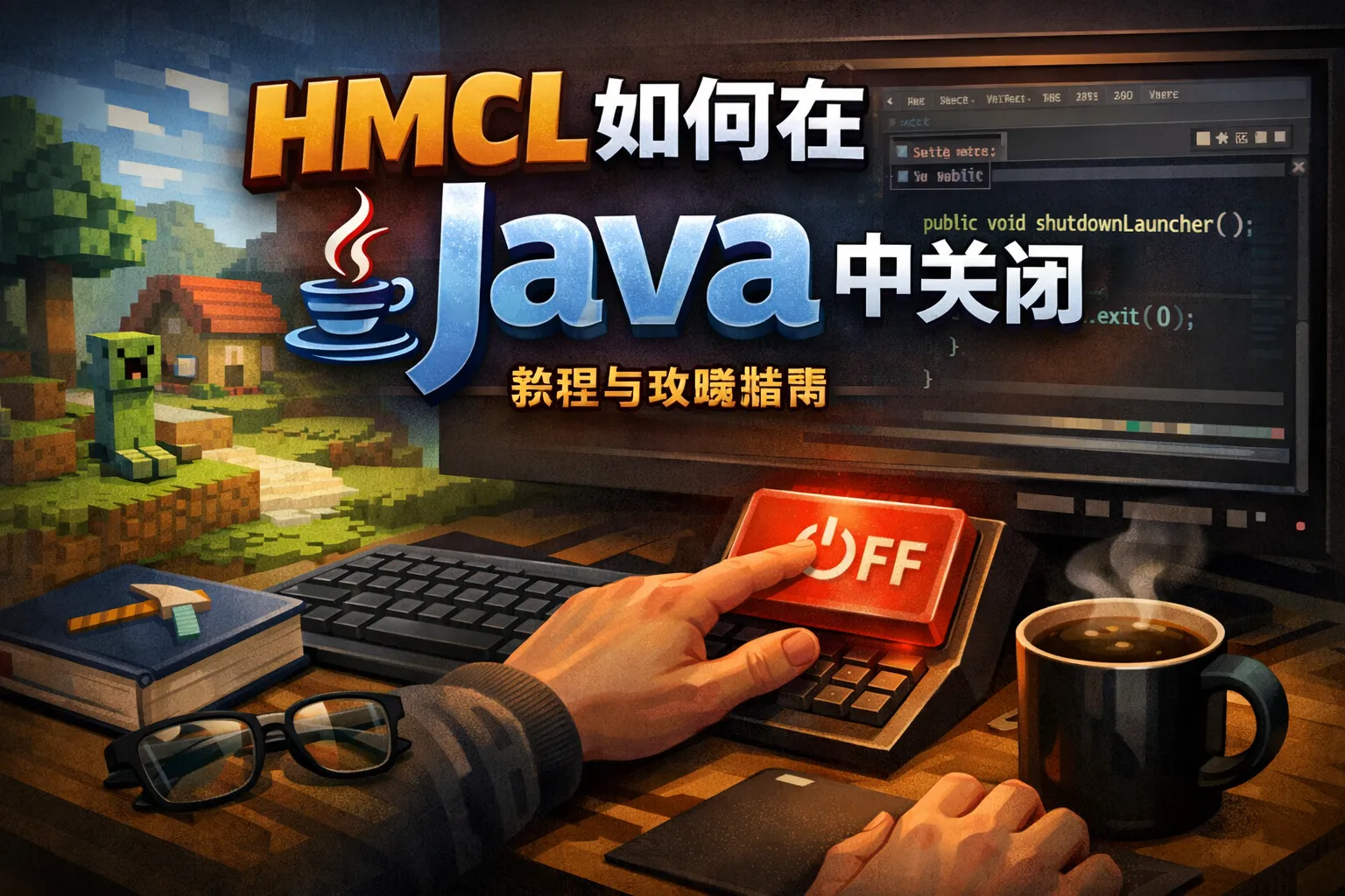 hmcl如何在java中关闭