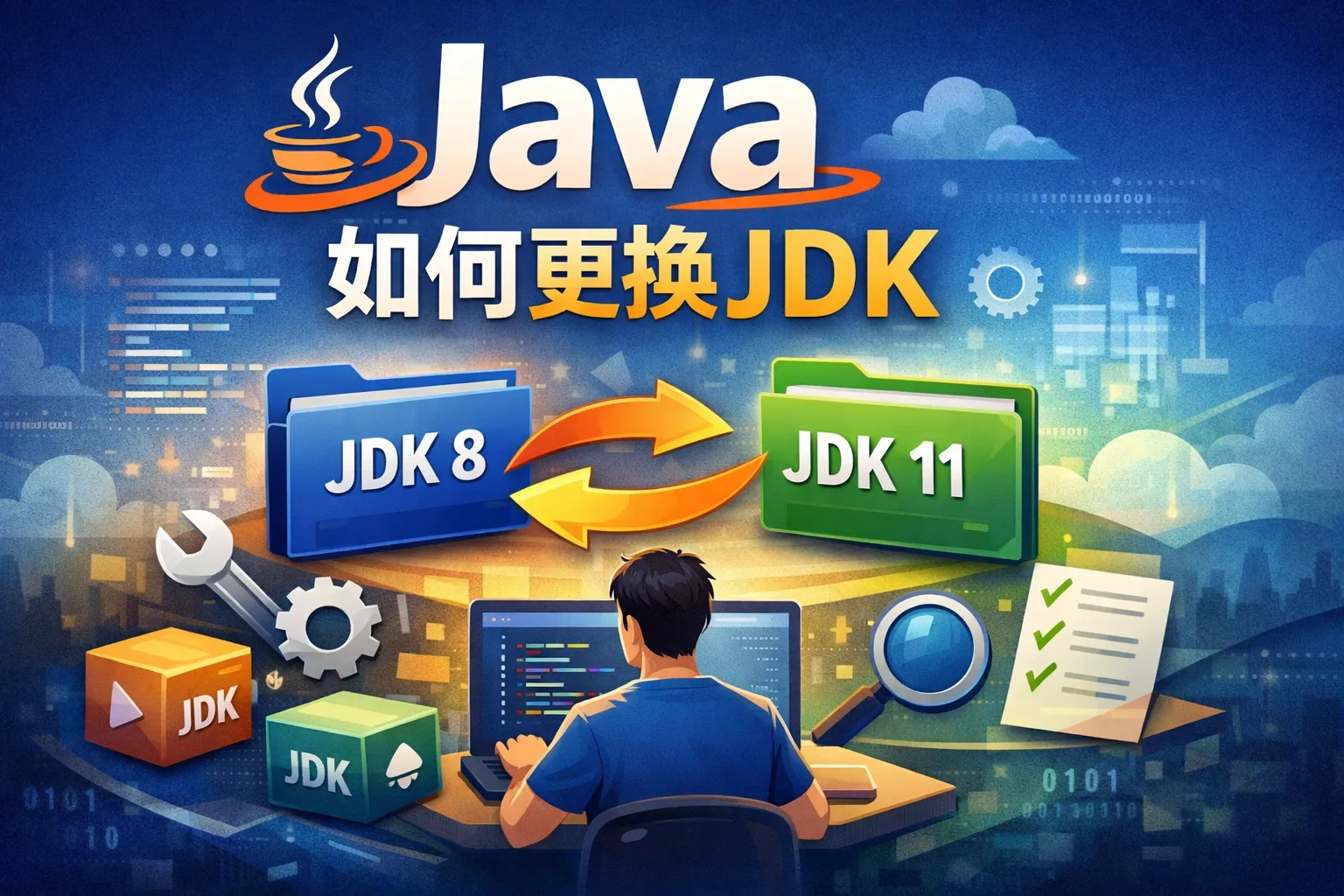 java如何更换jdk