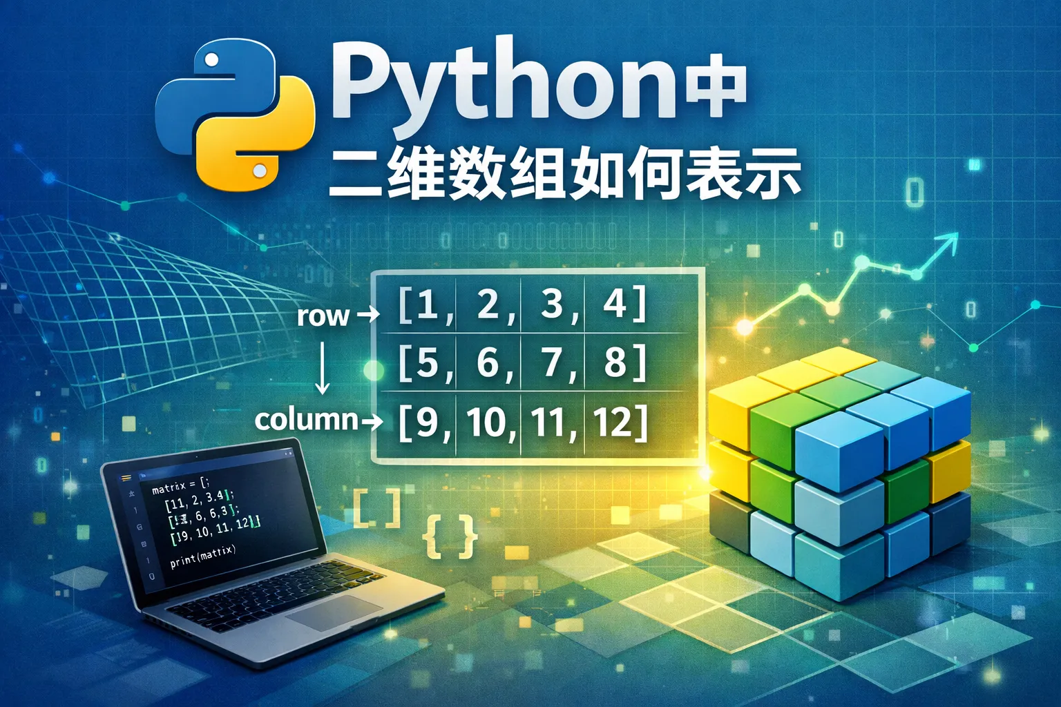 python中二维数组如何表示